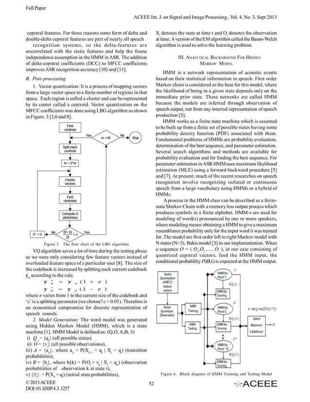 Effect of Time Derivatives of MFCC Features on HMM Based Speech Recognition System | PDF