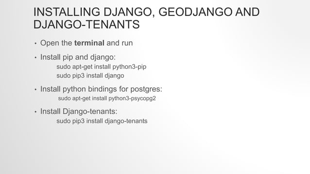 SaaSy maps - using django-tenants and geodjango to provide web-gis software-as-a-service | PPTX ...