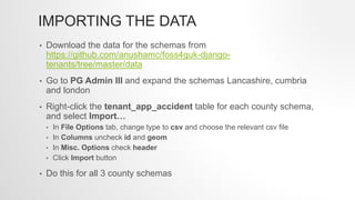 SaaSy maps - using django-tenants and geodjango to provide web-gis software-as-a-service | PPTX