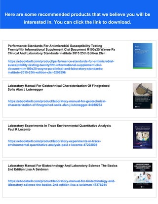 Laboratory Documents Development And Control Approved Guideline 5th ...