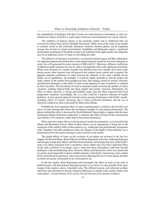 Water In Nominally Anhydrous Minerals Hans Keppler J R Smyth | PDF
