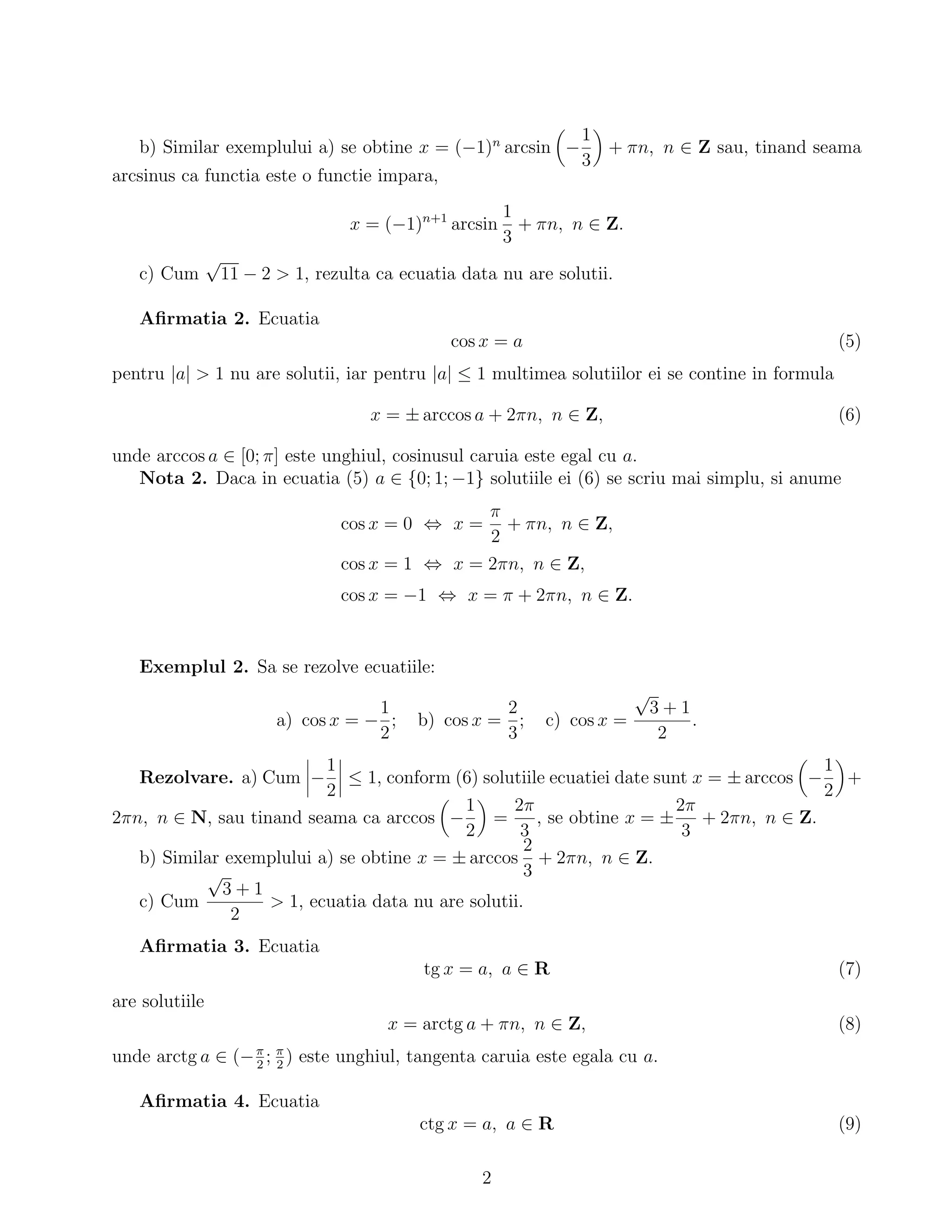 125907307 ecuatii-trigonometrice | PDF