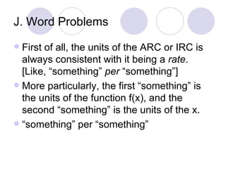 125 arc, irc, and derivative | PPT