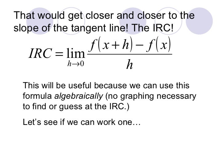 125 arc, irc, and derivative