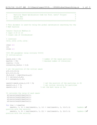 PSOGlobalSearching | PDF