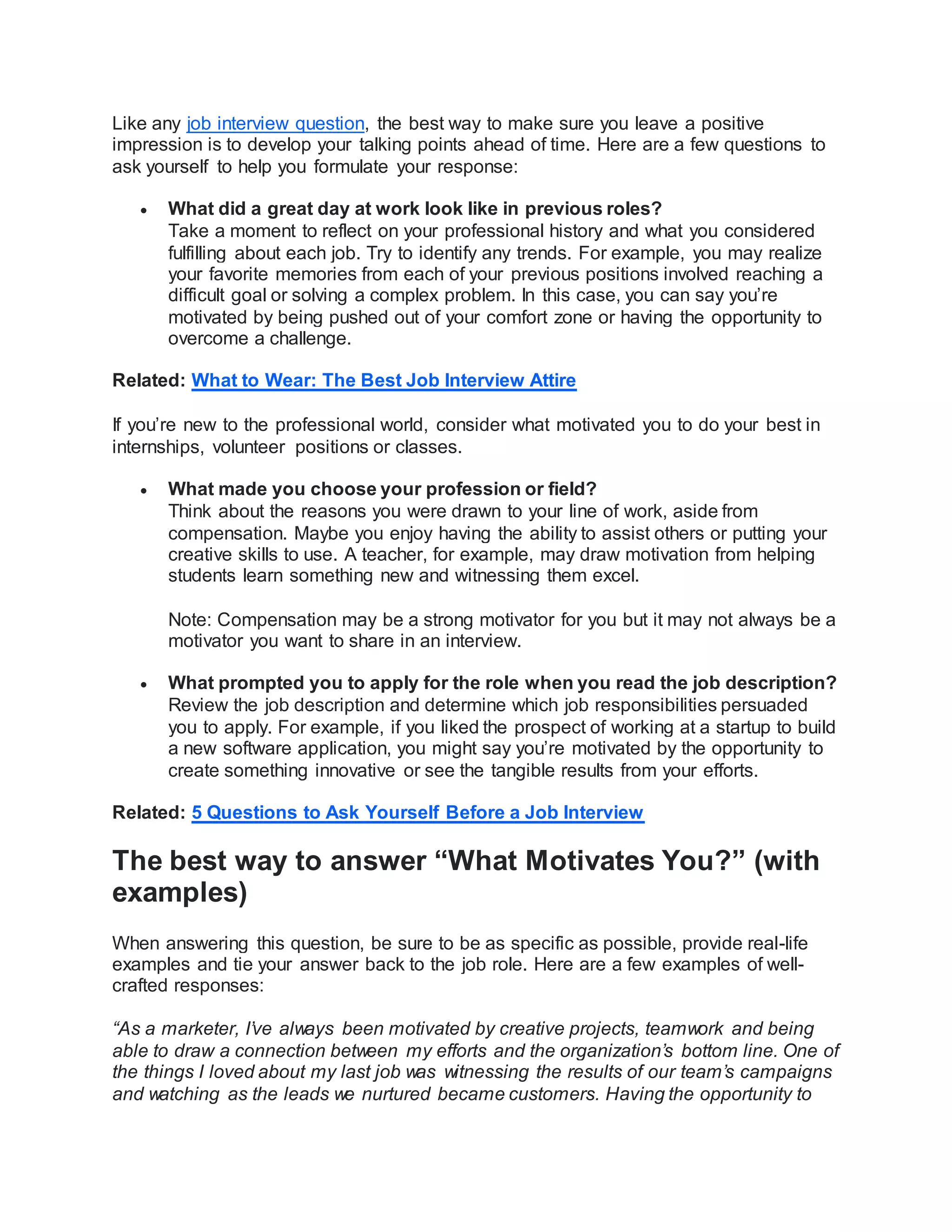 125 common interview questions and answers | DOCX