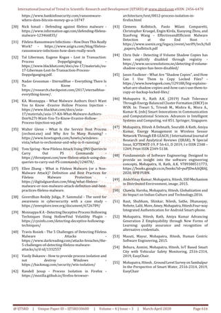 Comparative Study of Fileless Ransomware | PDF
