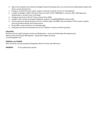 Resume_052715 | PDF