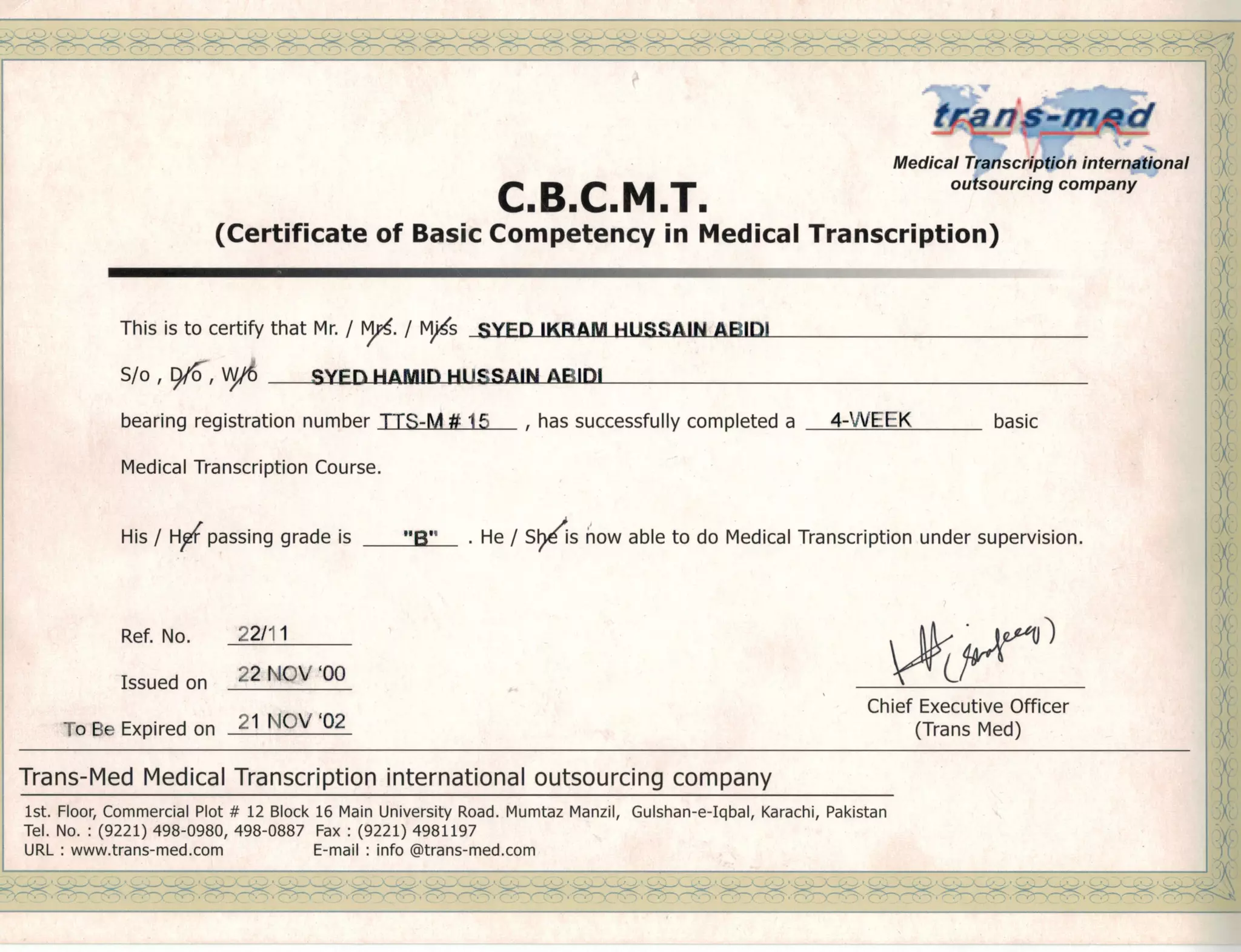 Medical Transcription | PDF