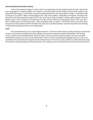 Talking About Plans Lesson | PDF