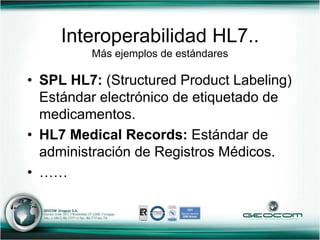Interoperabilidad de la historia clinica electronica con geosalud | PDF