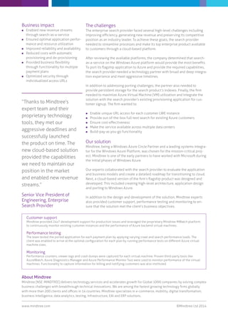 Cloud Assessment Services by Mindtree | PDF | Cloud Computing | Internet
