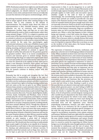 Nature and Human Domination | PDF