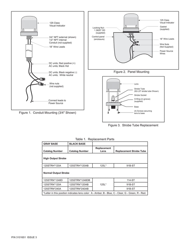 Edwards Signaling 125STRNR1248D Installation Manual | PDF
