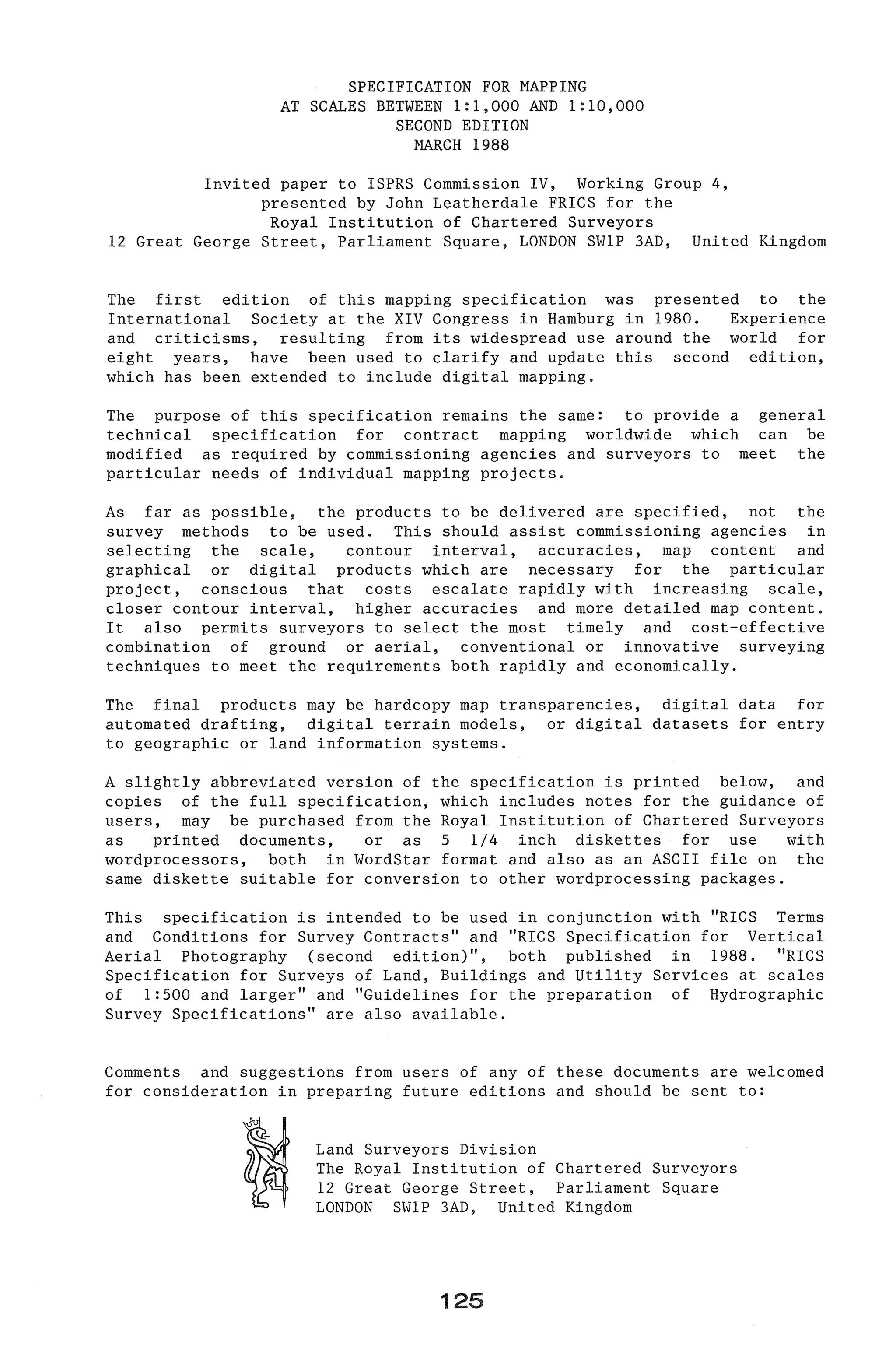 125_XXVII-part4.pdf on presentation of specification | PDF