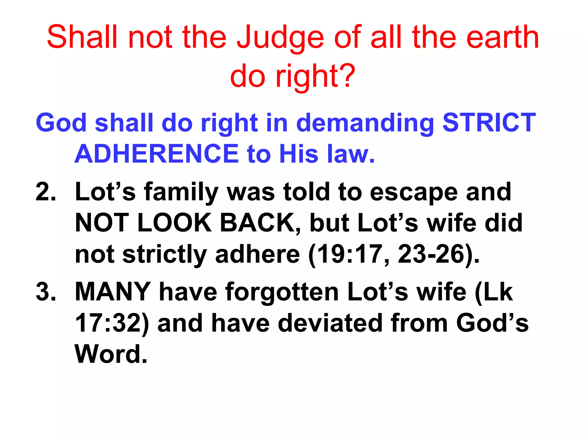 Lessons from Genesis 18 | PPT