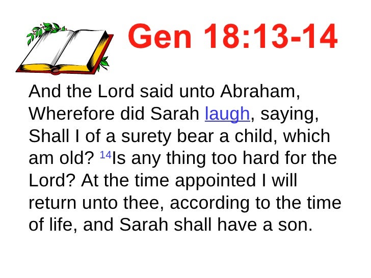 Lessons from Genesis 18