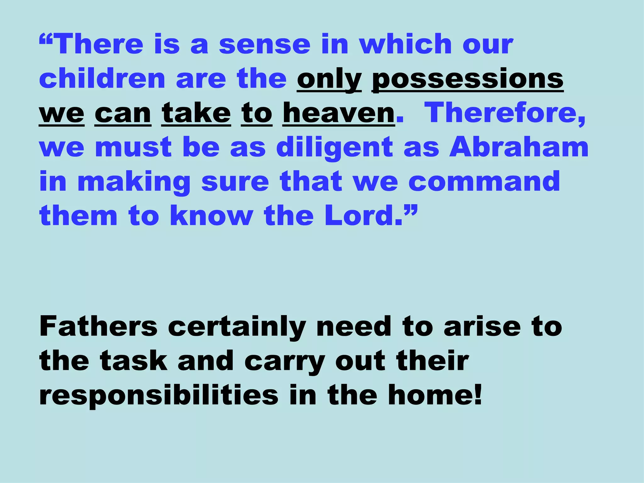 Lessons from Genesis 18 | PPT