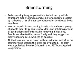 126. Brainstorming | PPTX