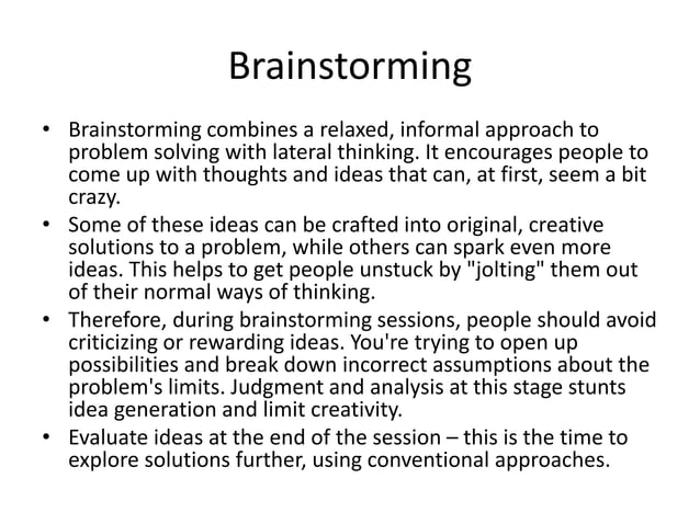 126. Brainstorming | PPTX