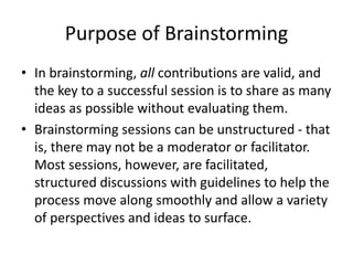 126. Brainstorming | PPTX