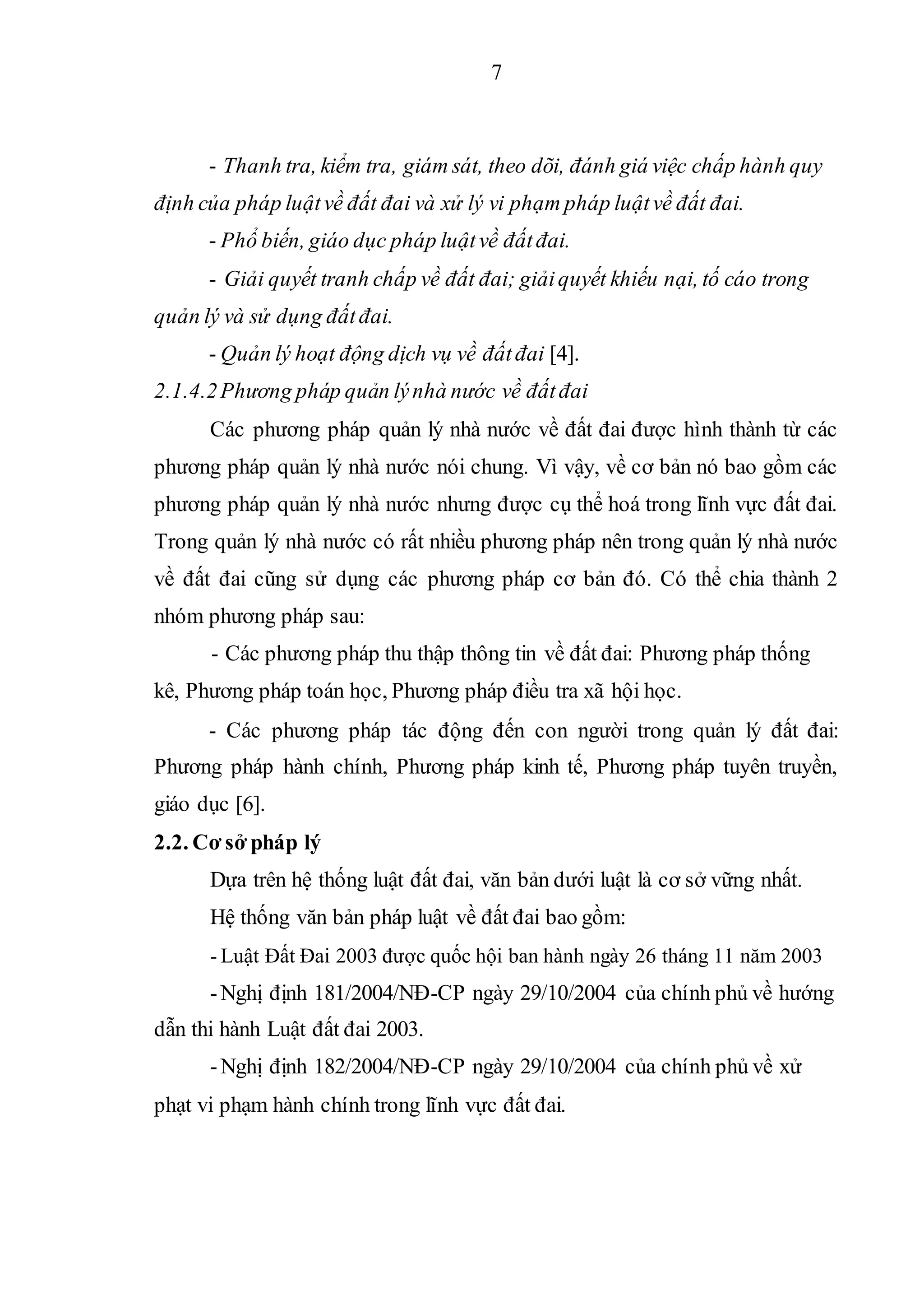 Khóa luận: Quản lý nhà nước về đất đai tại xã Hùng Sơn, 9 ĐIỂM | DOC