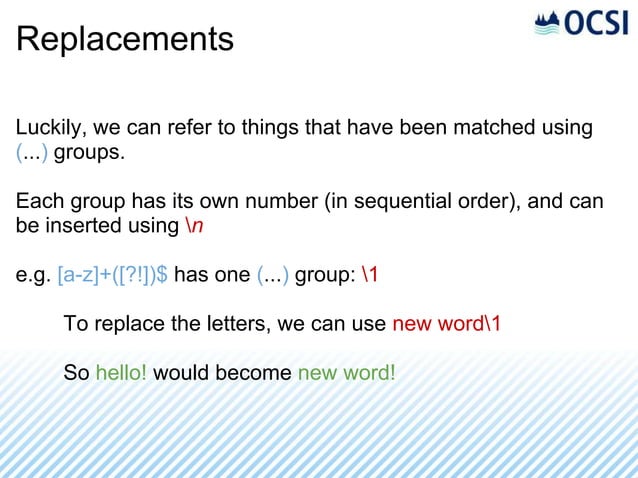 Textpad and Regular Expressions