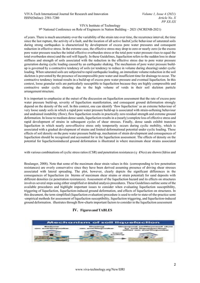Assessment and risk reduction measurement of liquefaction of soil | PDF