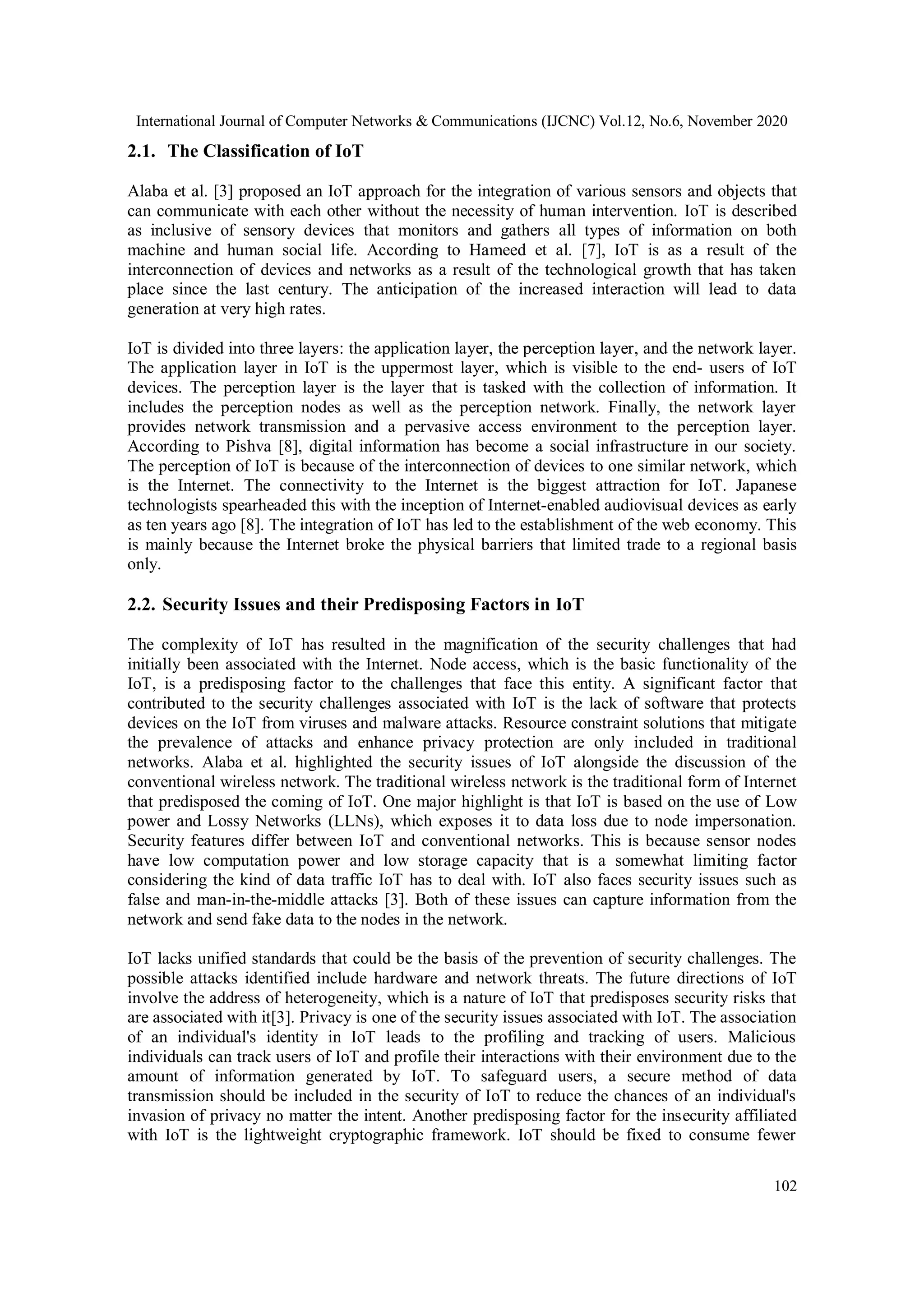 Using Machine Learning to Build a Classification Model for IoT Networks ...