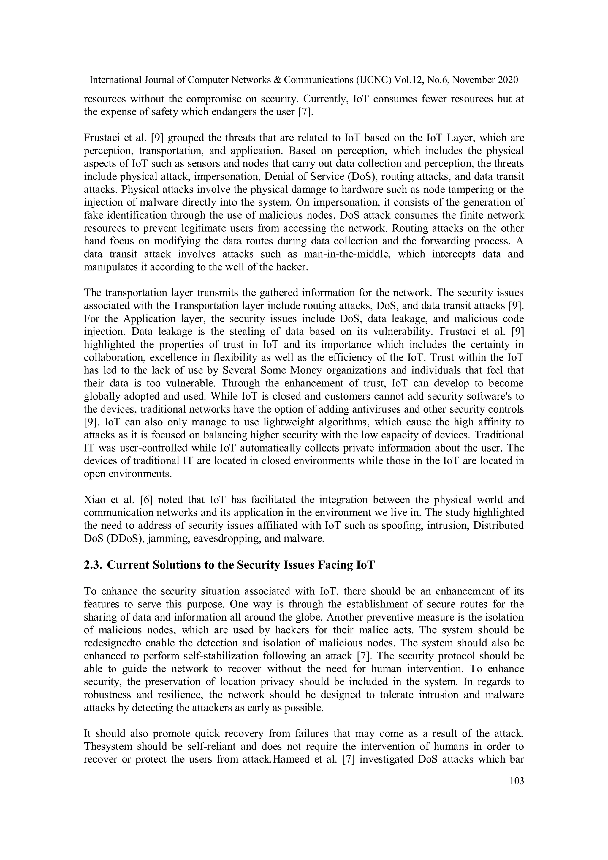 Using Machine Learning To Build A Classification Model For Iot Networks To Detect Attack