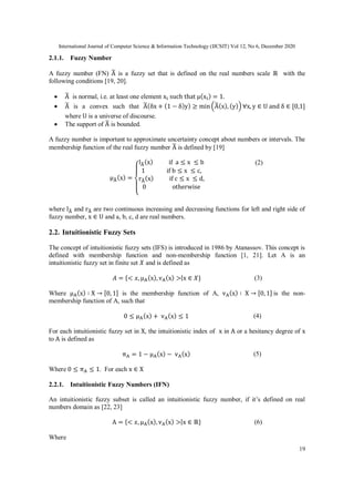 A New Approach for Ranking Shadowed Fuzzy Numbers and its Application | PDF