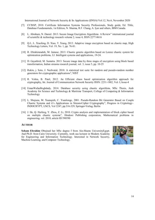 HYBRID CHAOTIC METHOD FOR MEDICAL IMAGES CIPHERING | PDF | Information and Network Security ...