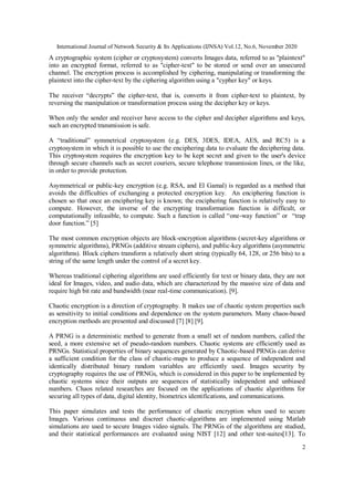 HYBRID CHAOTIC METHOD FOR MEDICAL IMAGES CIPHERING | PDF | Information and Network Security ...