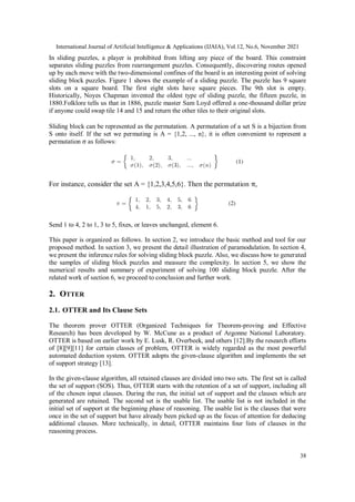 A NEW PERSPECTIVE OF PARAMODULATION COMPLEXITY BY SOLVING 100 SLIDING BLOCK PUZZLES | PDF ...
