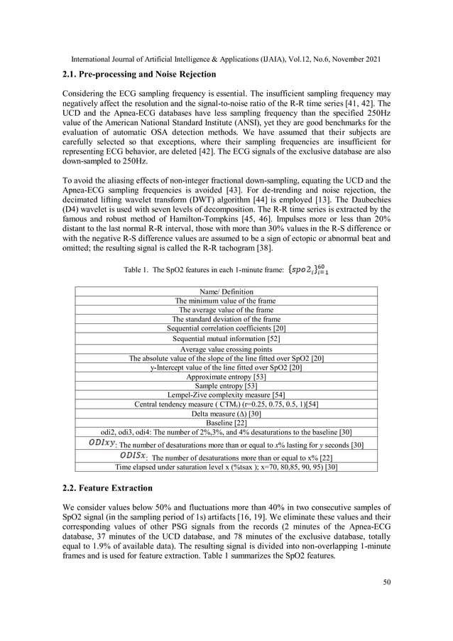 AUTOMATIC HOME-BASED SCREENING OF OBSTRUCTIVE SLEEP APNEA USING SINGLE CHANNEL ELECTROCARDIOGRAM ...