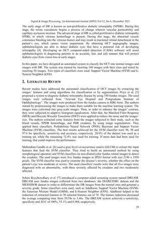 CLASSIFICATION OF OCT IMAGES FOR DETECTING DIABETIC RETINOPATHY DISEASE ...