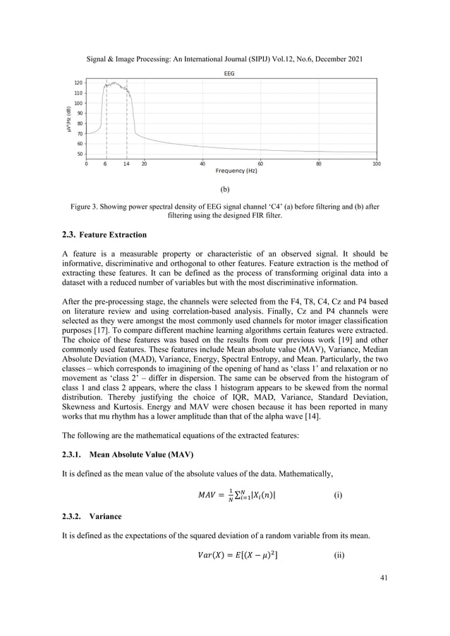 A Comparative Study of Machine Learning Algorithms for EEG Signal Classification | PDF