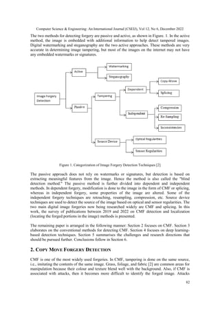 AN OVERVIEW OF COPY MOVE FORGERY DETECTION APPROACHES | PDF