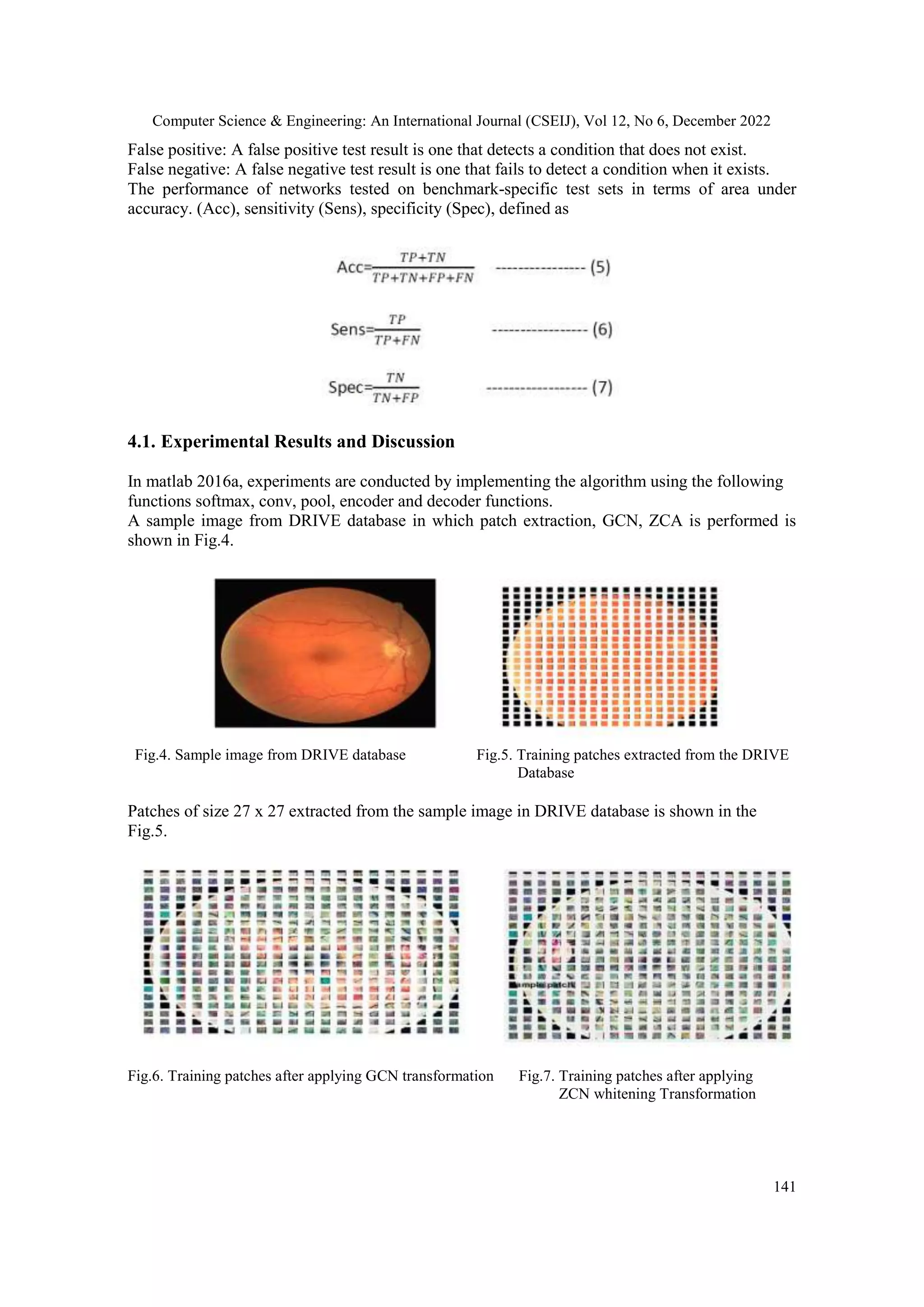 Convolutional Neural Network based Retinal Vessel Segmentation | PDF