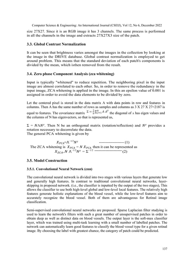 Convolutional Neural Network based Retinal Vessel Segmentation | PDF