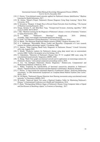 LINKING EARLY DETECTION/TREATMENT OF PARKINSON’S DISEASE USING DEEP LEARNING TECHNIQUES | PDF