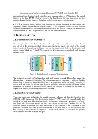 AN IMPROVED CTGAN FOR DATA PROCESSING METHOD OF IMBALANCED DISK FAILURE | PDF