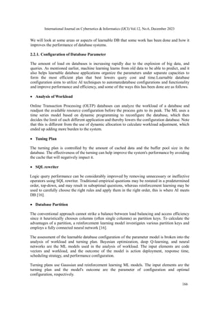 THE INTEGRATION OF ARTIFICIAL INTELLIGENCE INTO DATABASE SYSTEMS (AI-DB INTEGRATION REVIEW) | PDF