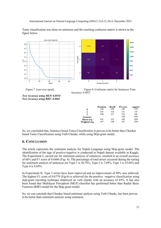 Chunker Based Sentiment Analysis and Tense Classification for Nepali Text | PDF
