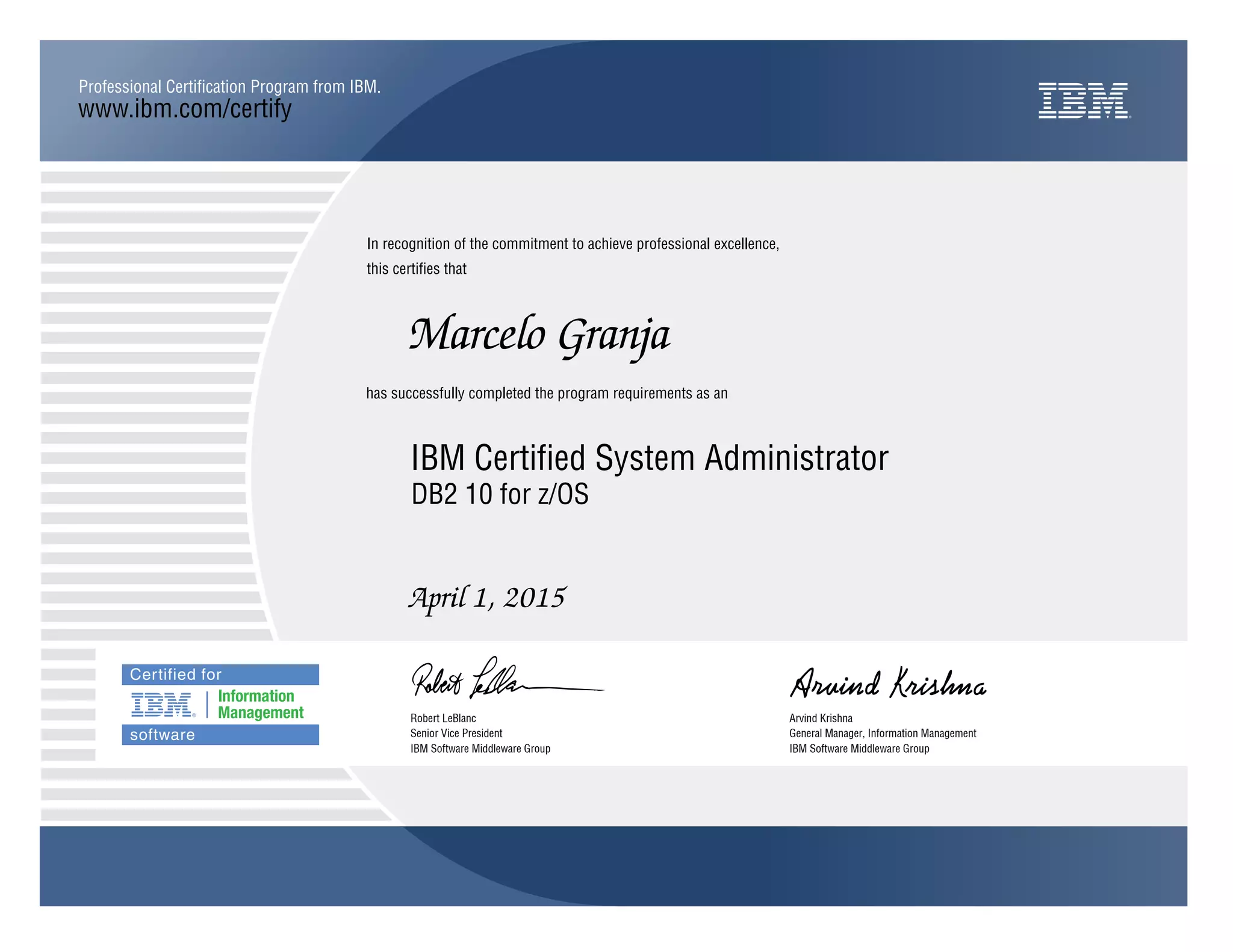 DB2 10 zOS System Administrator certification | PDF
