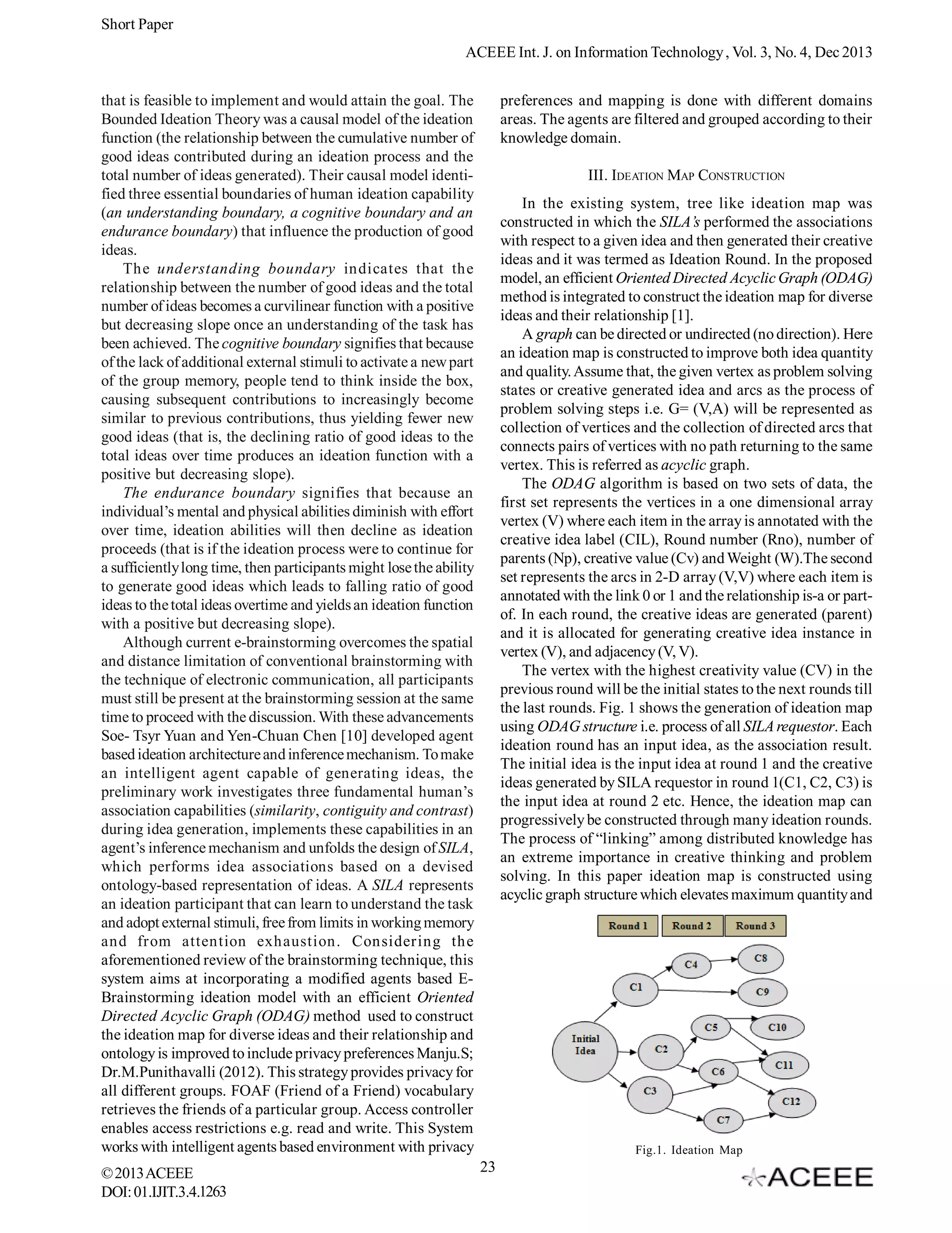 Structuring Ideation Map using Oriented Directed Acyclic Graph with Privacy Preferences | PDF ...