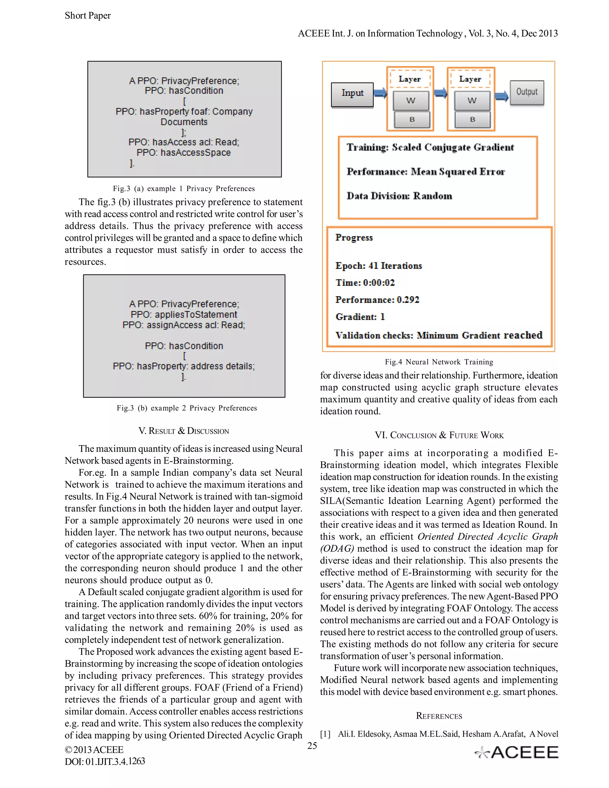 Structuring Ideation Map using Oriented Directed Acyclic Graph with Privacy Preferences | PDF