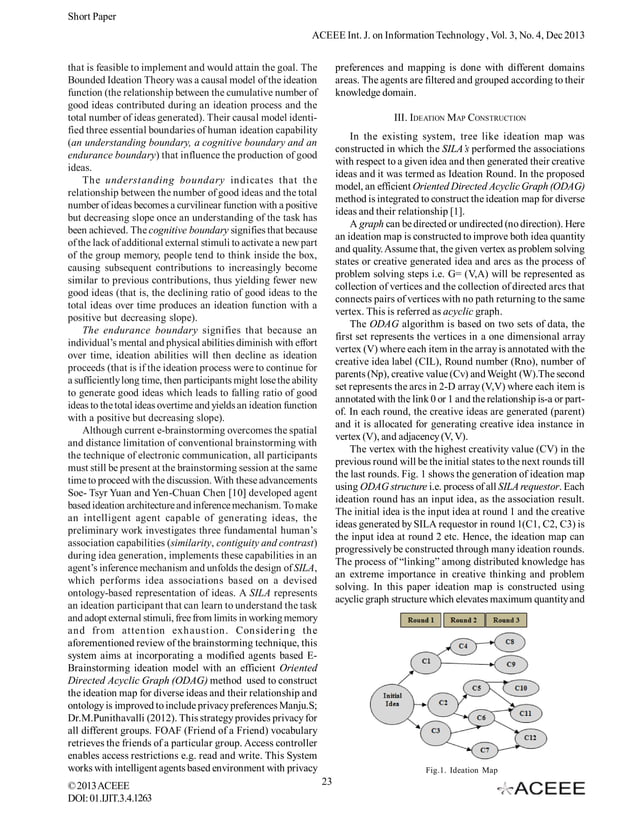 Structuring Ideation Map using Oriented Directed Acyclic Graph with Privacy Preferences | PDF