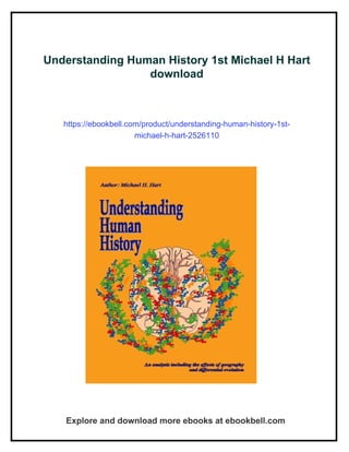 Understanding Human History 1st Michael H Hart | PDF