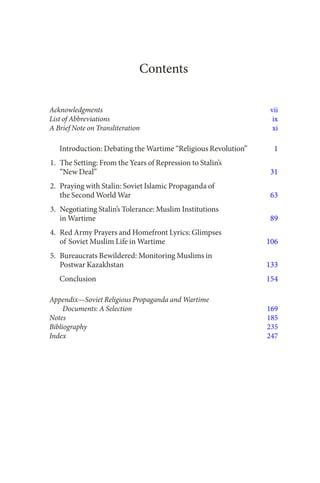 God Save The Ussr Soviet Muslims And The Second World War Jeff Eden | PDF